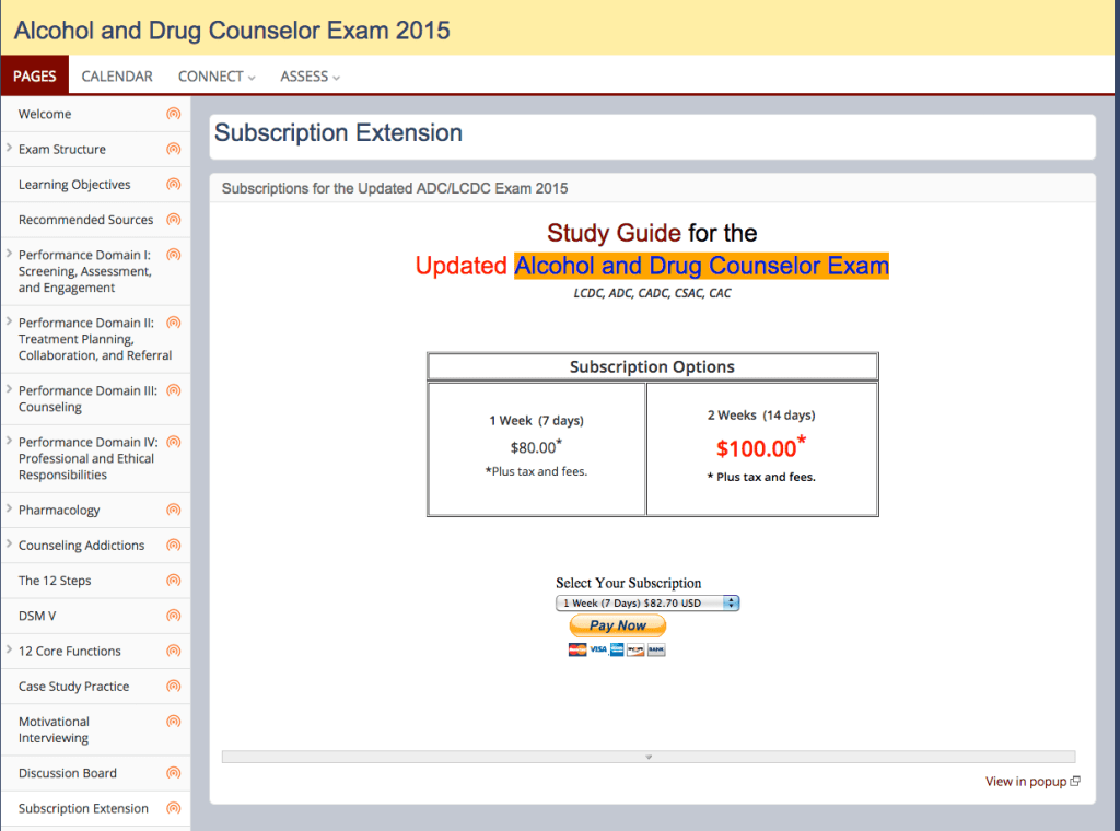 Study Guide for the Alcohol and Drug Counselor Exam | LCDC CADC CADC ...